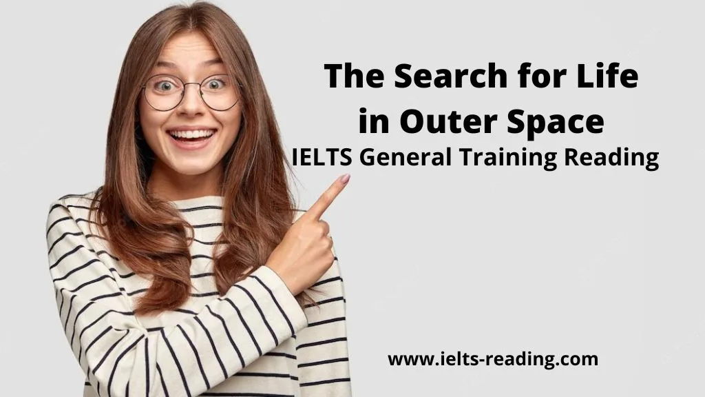 The Search for Life in Outer Space Reading Answers